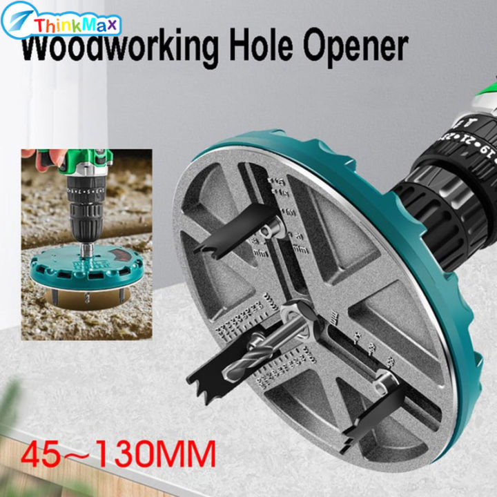 Adjustable Round Hole Saw Tool, 4.5-5.5 Inches Multi Diameter ...