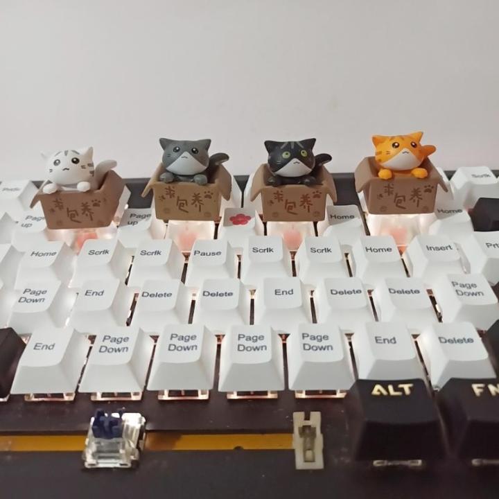 for Cherry MX Mechanical Keyboard ABS Cartoon for Cat Keycap Bottom ...