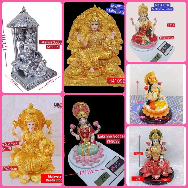 LAKSHIMI Premium Goddess STATUES & PRAYER STATUES **READY STOCK IN ...