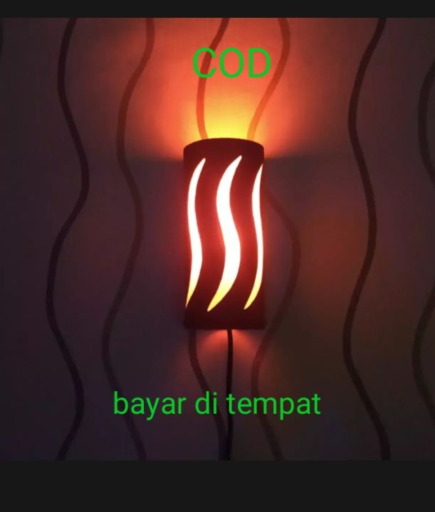 Lampu Hias Dinding Tembok Tempel Pilar Tiang Rumah Minimalis Lampu ...