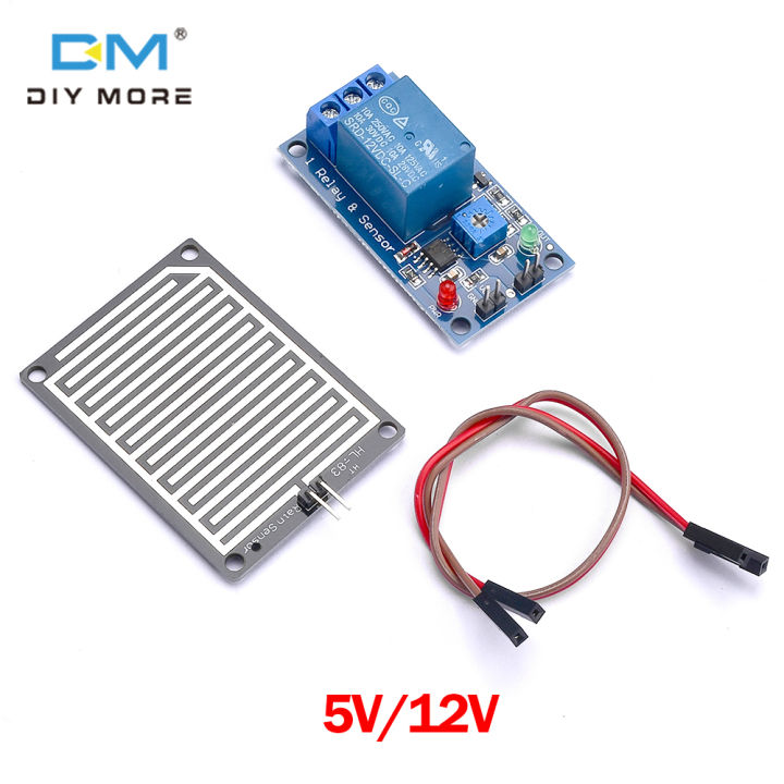 diymore 5V 12V Raindrops Controller Module Rain Sensor Relay Module For ... diymore 5V 12V Raindrops Controller Module Rain Sensor Relay Module For ...