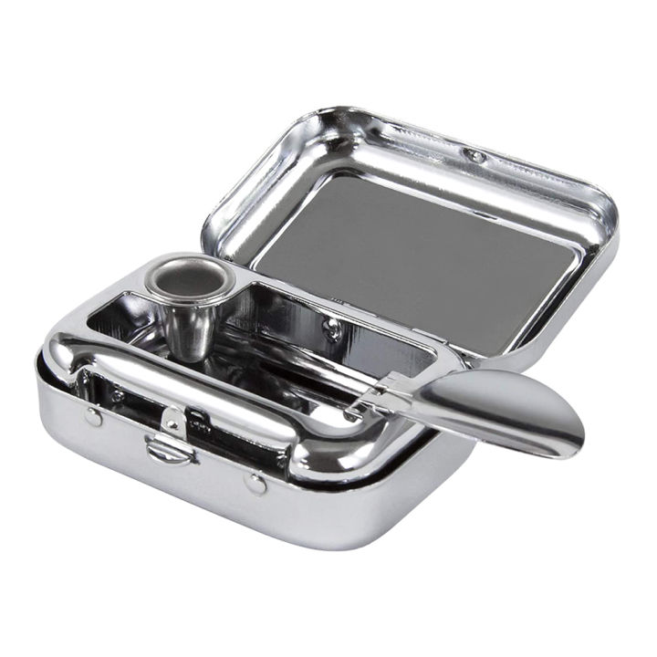 【SAWU】Portable Ashtray Stainless Steel Pocket Ashtray Mini Ashtray with ...