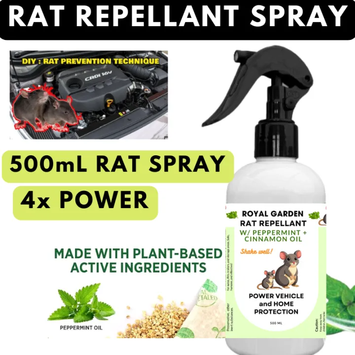 ROYAL Anti RAT Spray Peppermint Scent for Warehouse, Rice Mill, Sari ...
