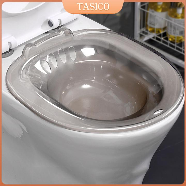 Tasico Sitz Bath Versatile Sturdy over The Toilet Wash Basin Soak Pan ...