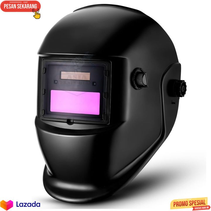 Helm Las Otomatis Auto Darkening Solar Welding Helmet Topeng Las ...