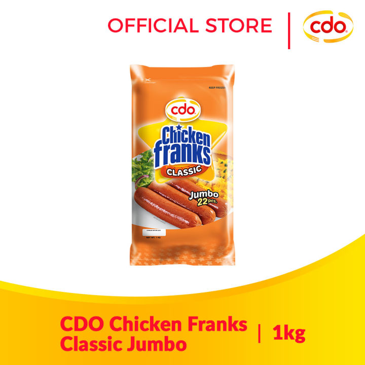 CDO Chicken Franks Classic Jumbo 1kg | Lazada PH