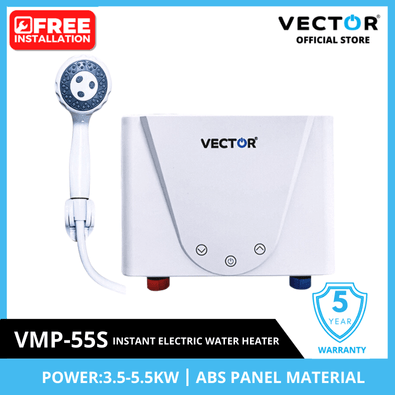 Vector VMP-55S GEN 2 3.5-5.5Kw Singlepoint Instant Water Heater (White ...