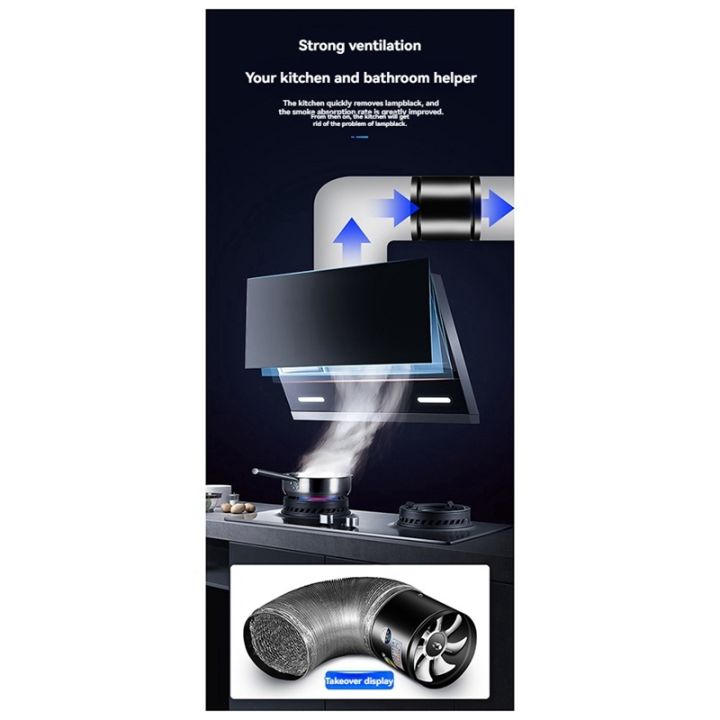 Low Decibel Quiet Voice Super Suction Draft Fan Pipeline Exhaust ...