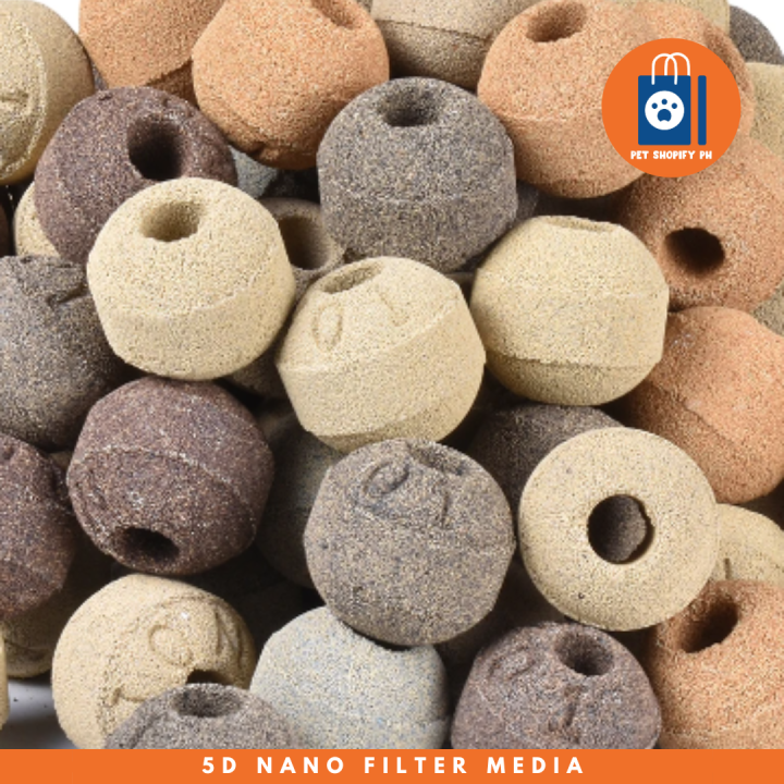 5D Nano Filter media for Aquarium Bacteria Balls Nano Tech Bio Balls ...