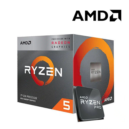 AMD RYZEN™ 5 PRO 4650G Processor with Radeon Graphics and Wraith Stealth Cooler - Socket AM4 ...