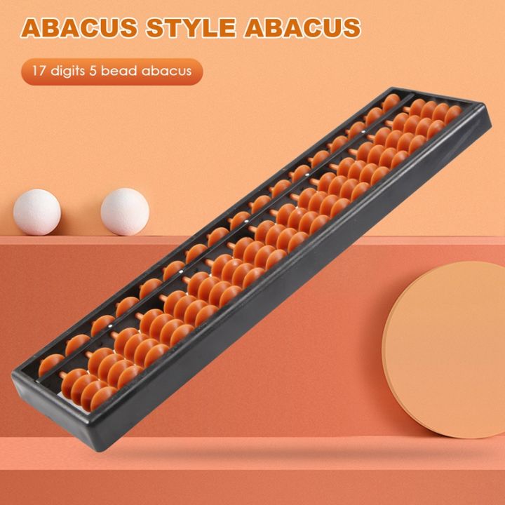 Plastic Abacus Arithmetic Abacus Kids Calculation Tool 17 digits | Lazada.co.th