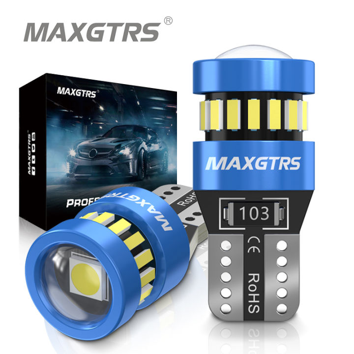 MAXGTRS 2x W5W T10 mentol lampu Canbus LED untuk BMW Audi untuk ...
