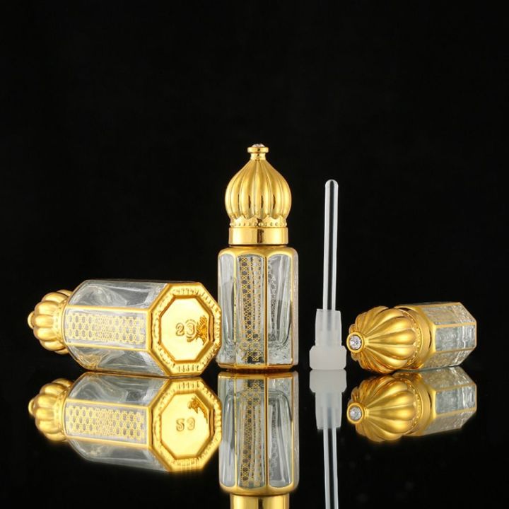 WEIYA Portable Crystal Luxury Glass Vintage Mini Empty Cosmetic ...