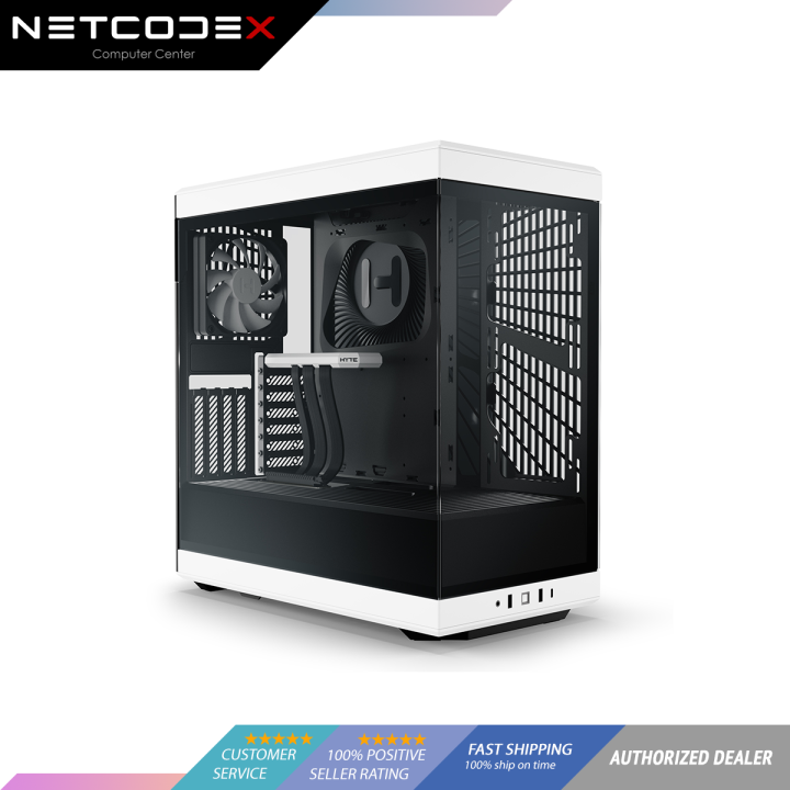 HYTE Y40 Mainstream Vertical GPU Case ATX Mid Tower Gaming Case with ...