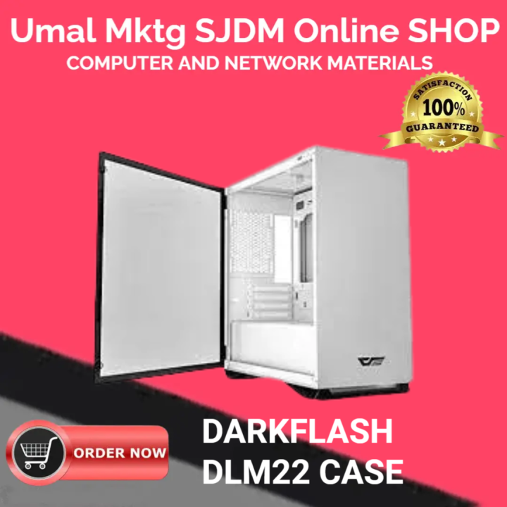 DarkFlash DLM22 Mid Tower Case White, Best Seller, Brand New, Original ...