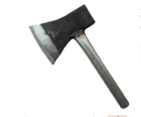 READY STOCK🌶️METAL AXE WITH WELDING IRON HANDLE HEAVY DUTY kapak kayu ...