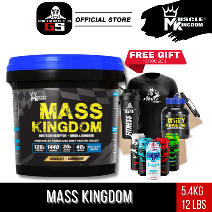Muscle Kingdom Mass Kingdom Mass Gainer Susu Naikkan Berat Badan ...