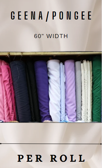 GEENA/PONGEE PER ROLL (37 COLORS AVAILABLE) | Lazada PH