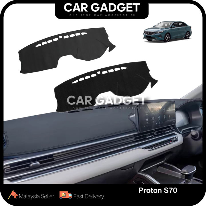 Proton S70 Dashboard Carpet Dash Mat Polyester Leather Shade Mat Anti ...