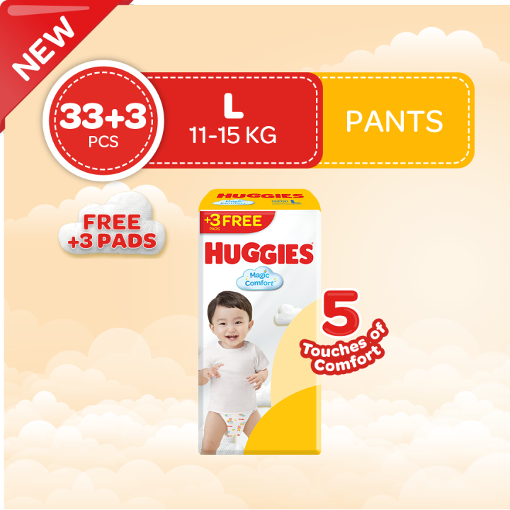 Huggies Magic Comfort Pants Large - 36 pcs | Lazada PH