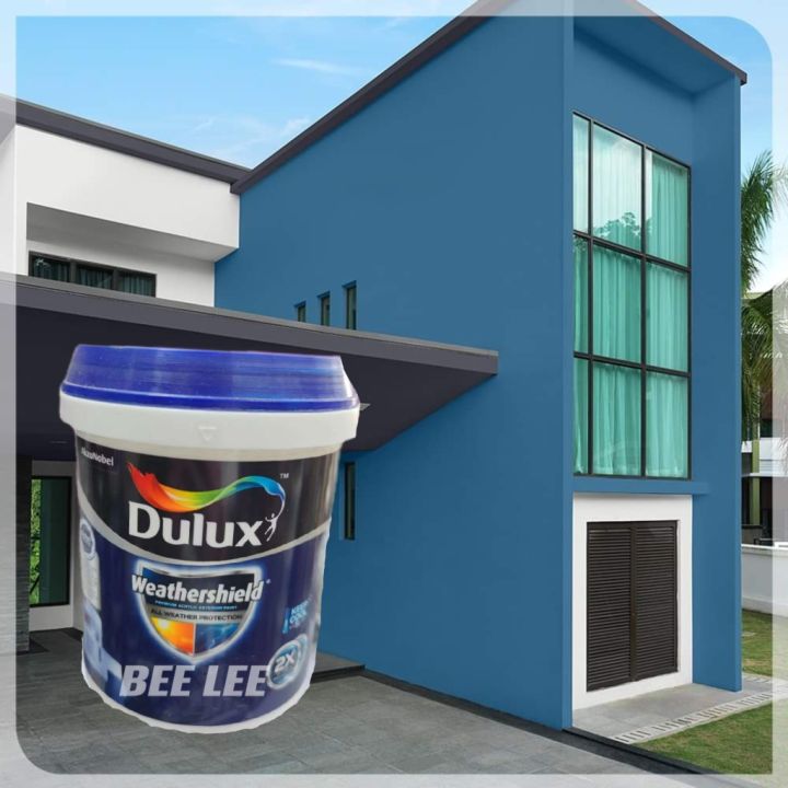 ((100% ORIGINAL))《DULUX Weathershield 》 Paint Blue Colour ／／ Cat Warna ...