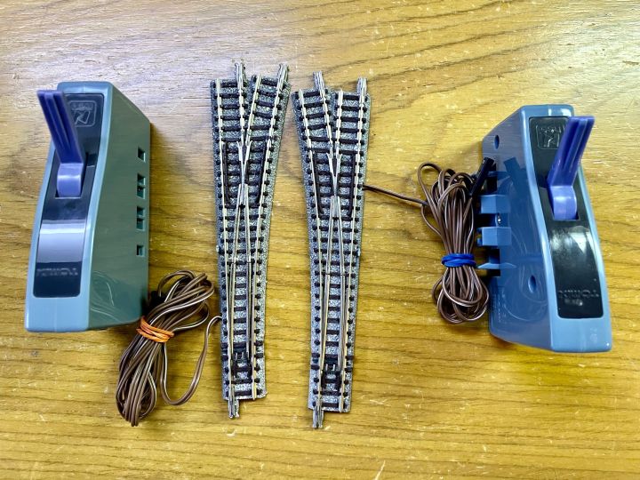 Preowned Tomix N Scale Electric Grey Rail Points PR/L 541-15 S140 and ...