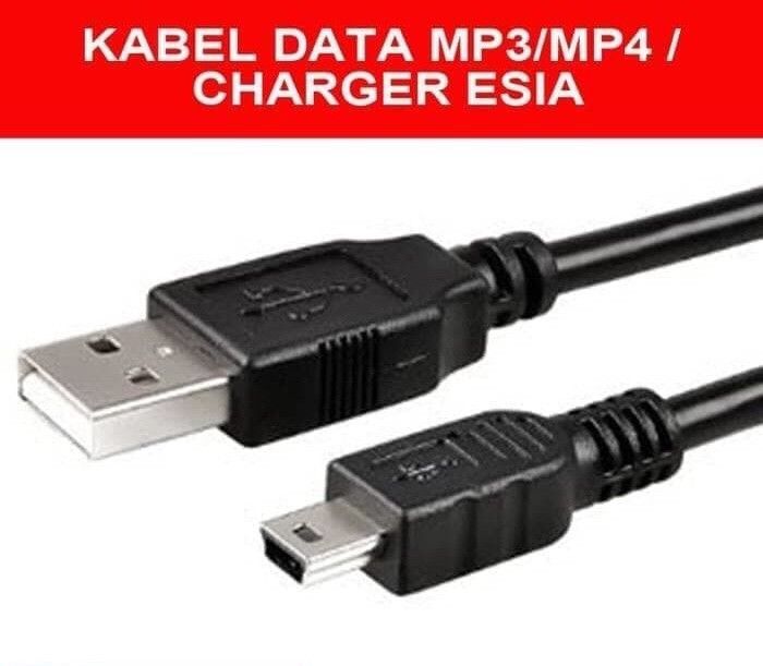 QTOP Kabel Charger ESIA Data Cable V3 Mini G900 Kabel Casan USB MP3 MP4 ...