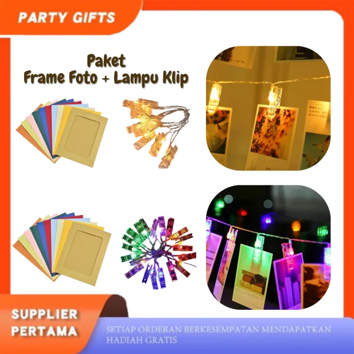 Paket Lampu dan Frame Photo / Set Lampu dan Bingkai Foto 2R | Lazada ...