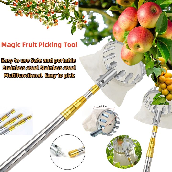High-altitude Fruit Picker 3-7M with Telescopic Adjustable Long Pole ...