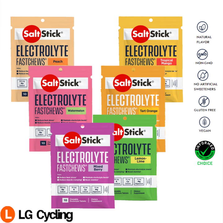 Fire Salt Hydration Sticks SaltStick Fastchew Electrolyte Tablets ...