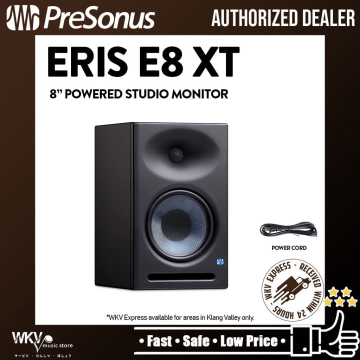 PreSonus Eris E8 XT 8 inch Powered Studio Monitor with Isolation Pads ...