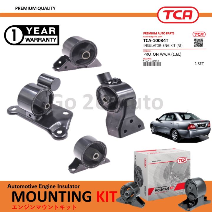 TCA BRAND ENGINE MOUNTING 1 SET 4PCS - TCA-10034T PROTON WAJA / PERSONA / GEN 2 1.6 AUTO 1YEAR ...