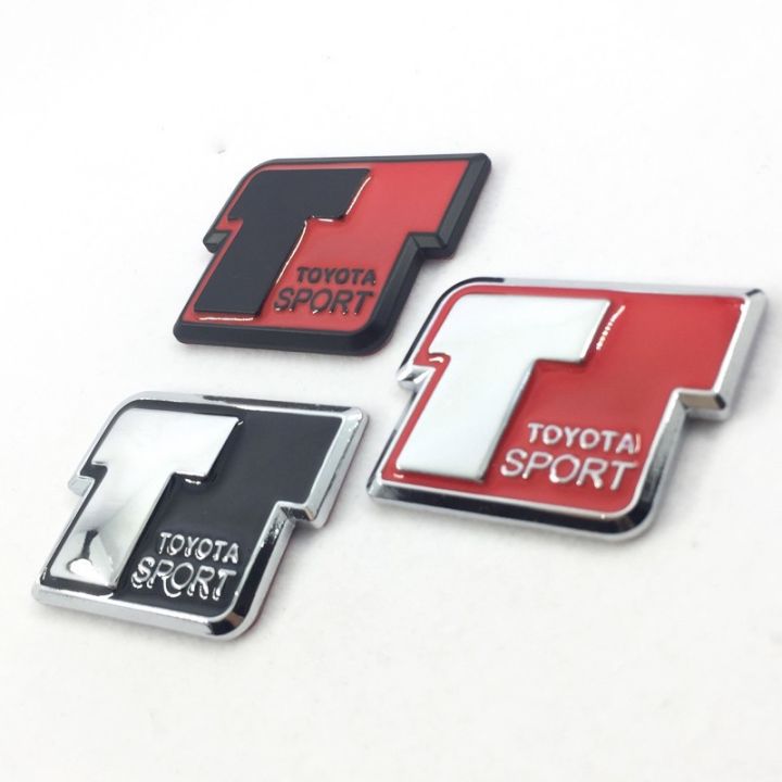 Angel 1 x Metal TOYOTA SPORT Car Side Emblem Sticker Rear Trunk yang ...