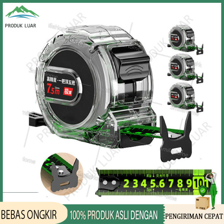 Meteran 10 Meter Paling Kuat Unik Stainless Anti Karat Anti Air Murah Anti Pecah Tukang Bangunan ...