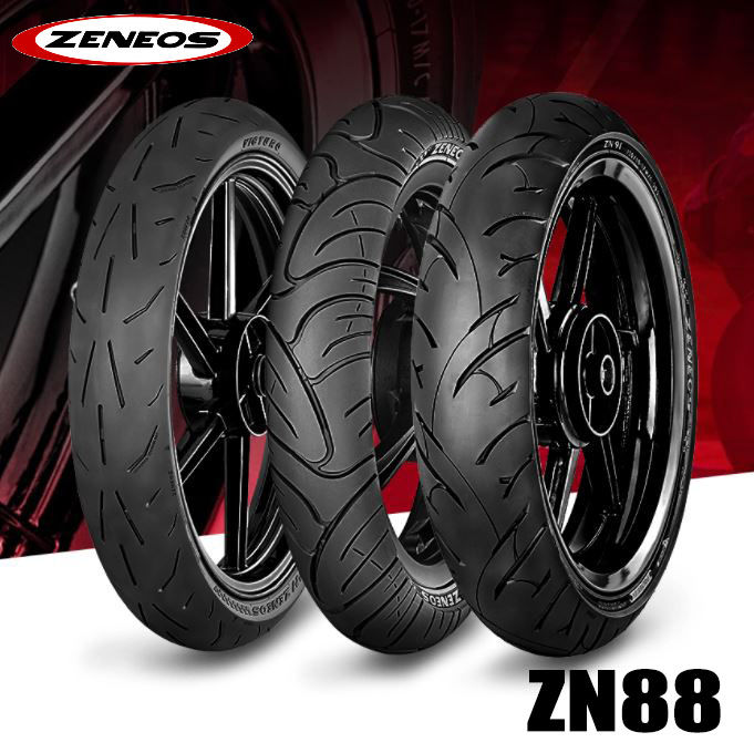 TUBELESS Authentic ZENEOS ZN88 MOTORCYCLE TIRE GULONG TUBELES SDFS 14 ...