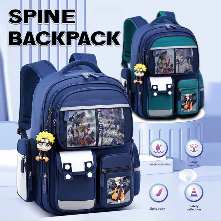 School Backpack Spine Protection Load Reduction Waterproof Backpack for ...