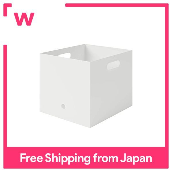 MUJI Polypropylene File Box Standard for A4 White Gray 44902875 | Lazada PH