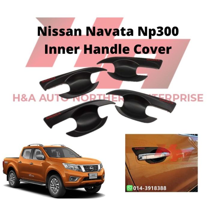 Nissan Navara Np300 & Pro 4x Inner Handle Cover - Matt Black | Lazada