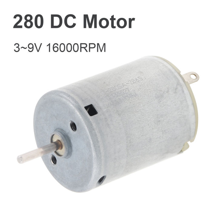จอ DC RF280มอเตอร์รุ่นไมโครความเร็วสูง3-9V 16000RPM สำหรับของเล่น DIY ...