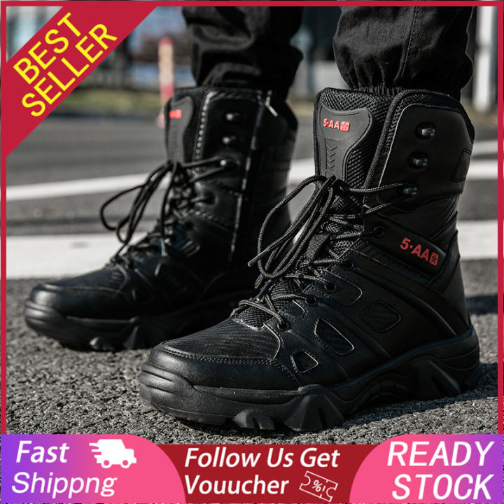 New Event Booth for Men Desert Tactical Military Boots Mens Work Safety ...