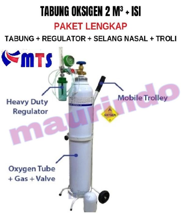 COD - Tabung Oksigen O2 Lengkap 2M3 TABUNG LENGKAP 2 m3 Isi Full Siap ...