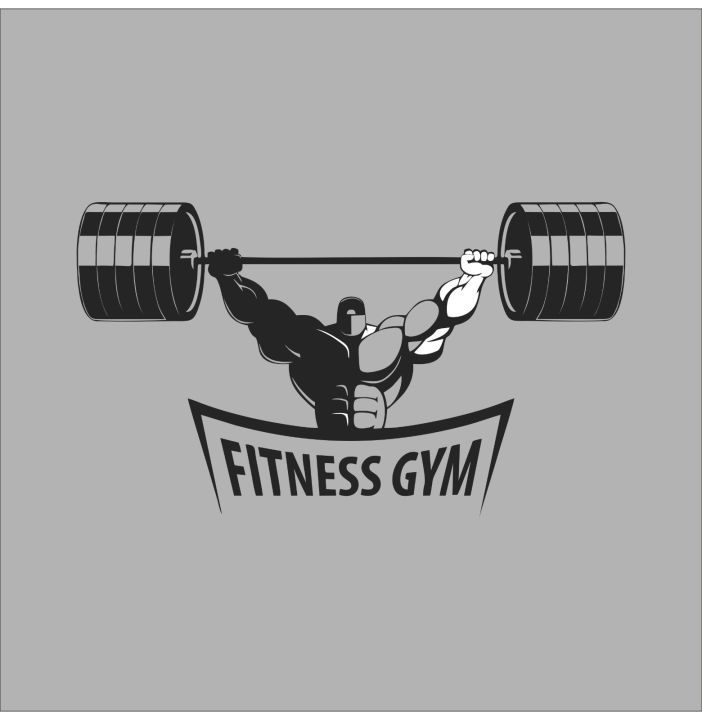 Sticker Cutting CUP Fitness gym BARBELL variasi body dan kaca mobil ...