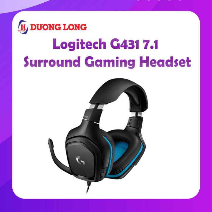 Tai nghe Logitech G431 7.1 Surround Gaming Headset | Lazada.vn