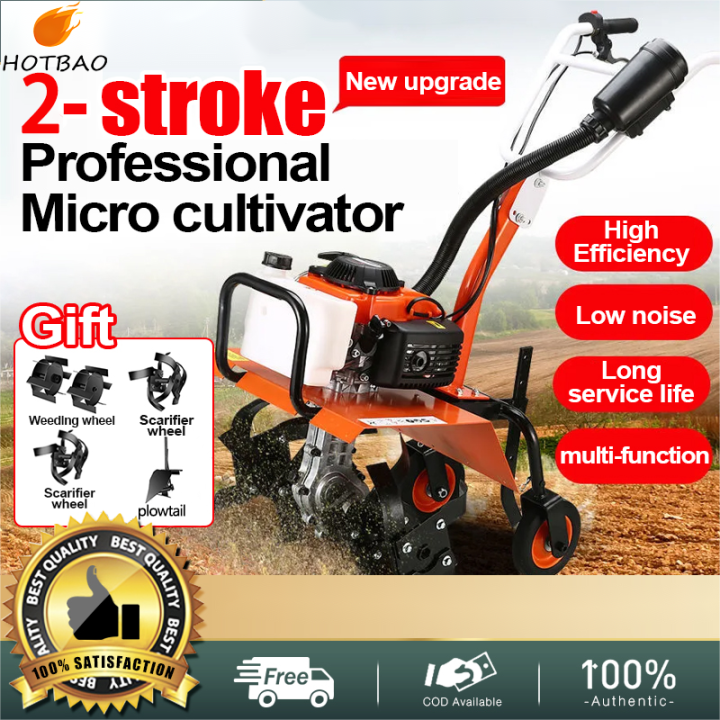 Agricultural Garden Gasoline Small Rotary Cultivator, Outdoor Multi ...