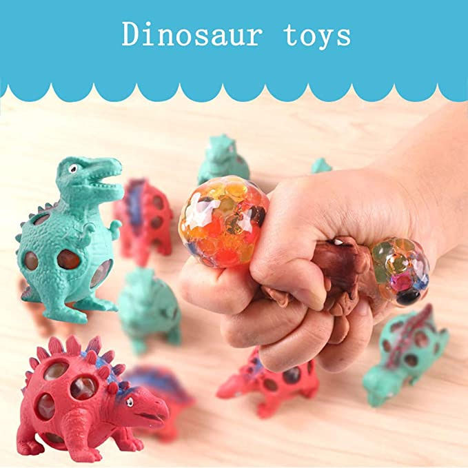 Squeezing Anti Stress Toy Ball Antistress Clear Water Pinch Dinasaur ...