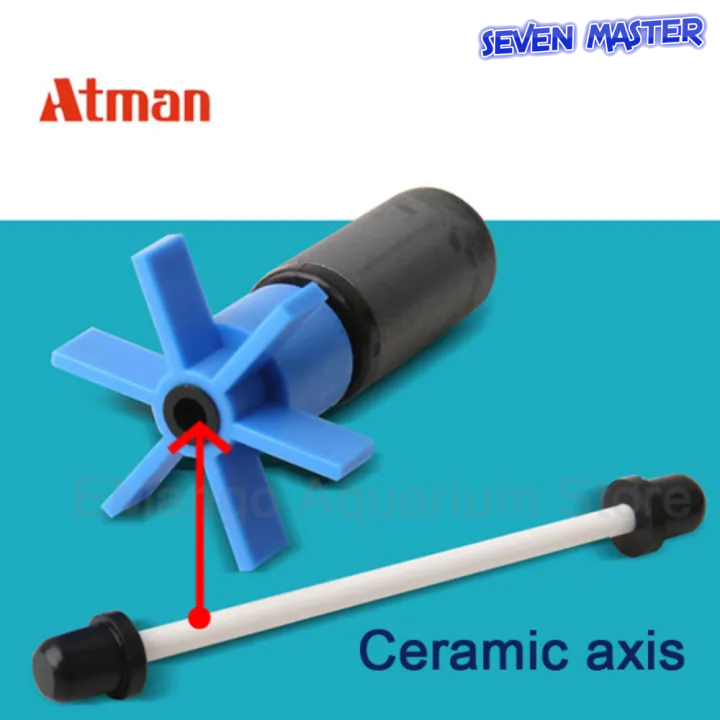 Seven Master ATMAN 1 Piece Water Pump Rotor 99% Alumina Ceramic Rod ...
