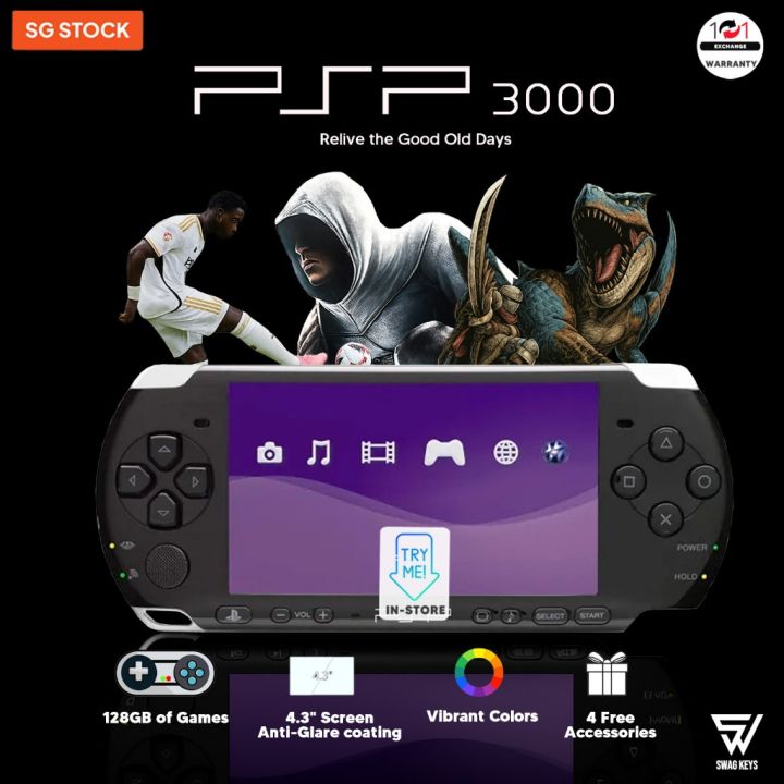 【SG】Sony PSP3000 Brand New Handheld Console Playstation Portable PSP ...