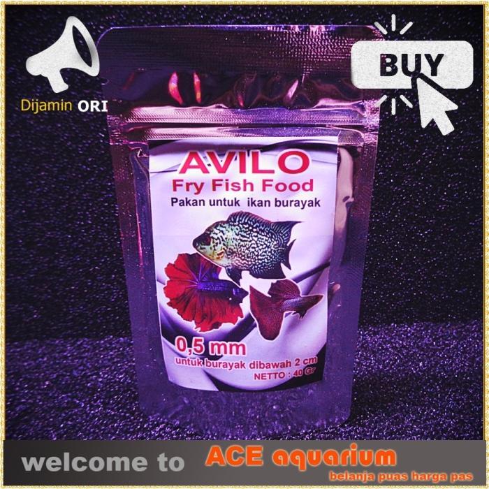 Ace Aquarium Makanan Bibit Ikan Kecil Avilo 40gr Fry Fish Food Pakan ...