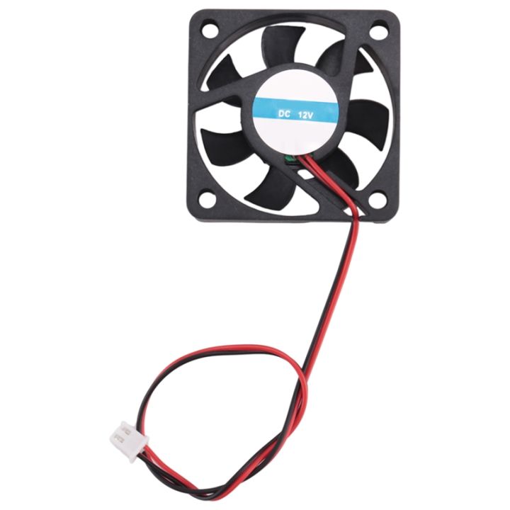 (YOWK) 50mm x 50mm x 10mm 5010 DC 12V 0.1A 2Pin Brushless Cooling Fan ...