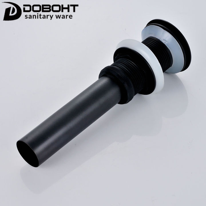 DOBOHT black color pop up waste traps without overflow for basin W001 ...